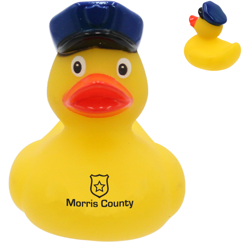Mini Police Rubber Duck | Foremost Promotions